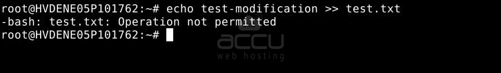 How to Prevent File/ Directory Modification, Deletion and Renaming in Linux? - AccuWebHosting