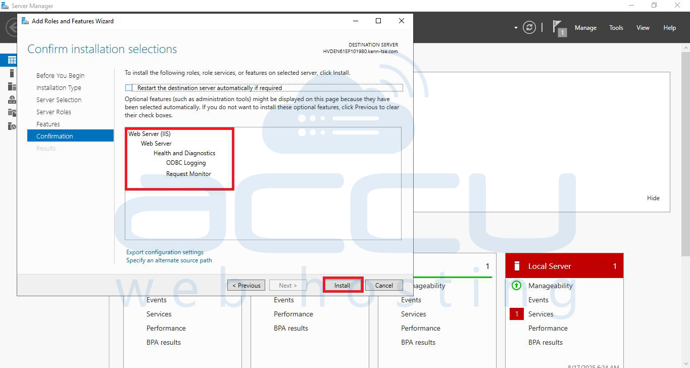 How to Add IIS Role in Windows Server? - AccuWebHosting