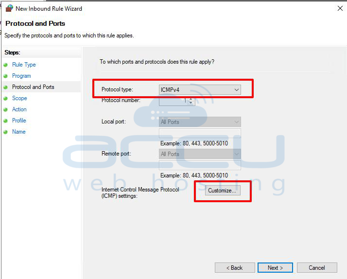 How to Allow Ping/ ICMP Echo Request in Windows Firewall? - AccuWebHosting