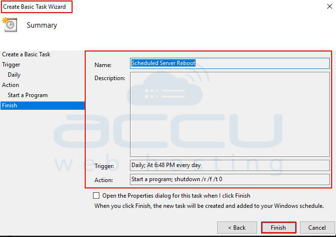 How can you use Task Scheduler to automatically reboot your Windows VPS ...