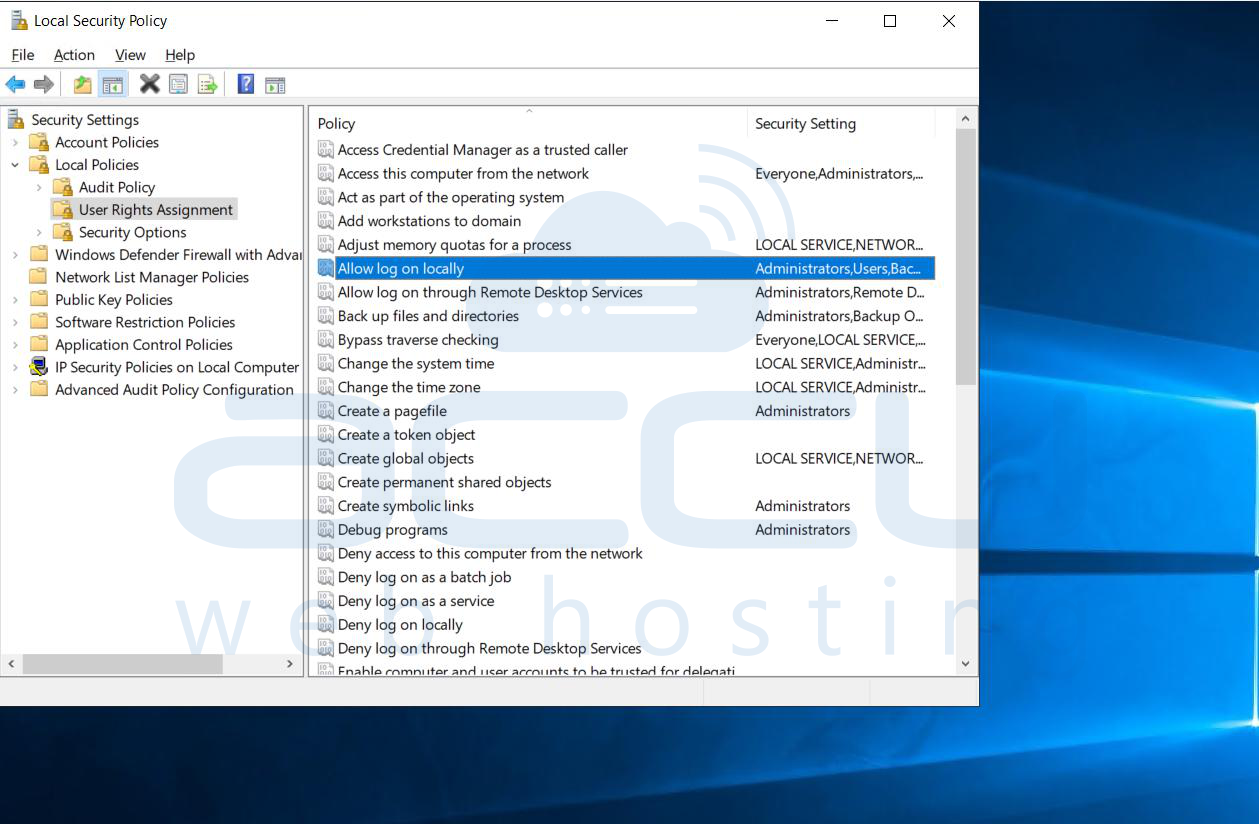 How to allow logon through Terminal Services group policy and Remote ...