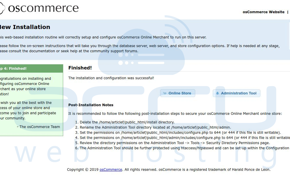 How To Install Oscommerce Manually In Cpanel Cpanel And Whm Tutorials